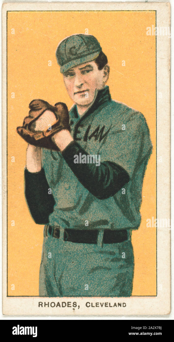 Rhoads, Cleveland Naps, baseball card portrait Stock Photo - Alamy