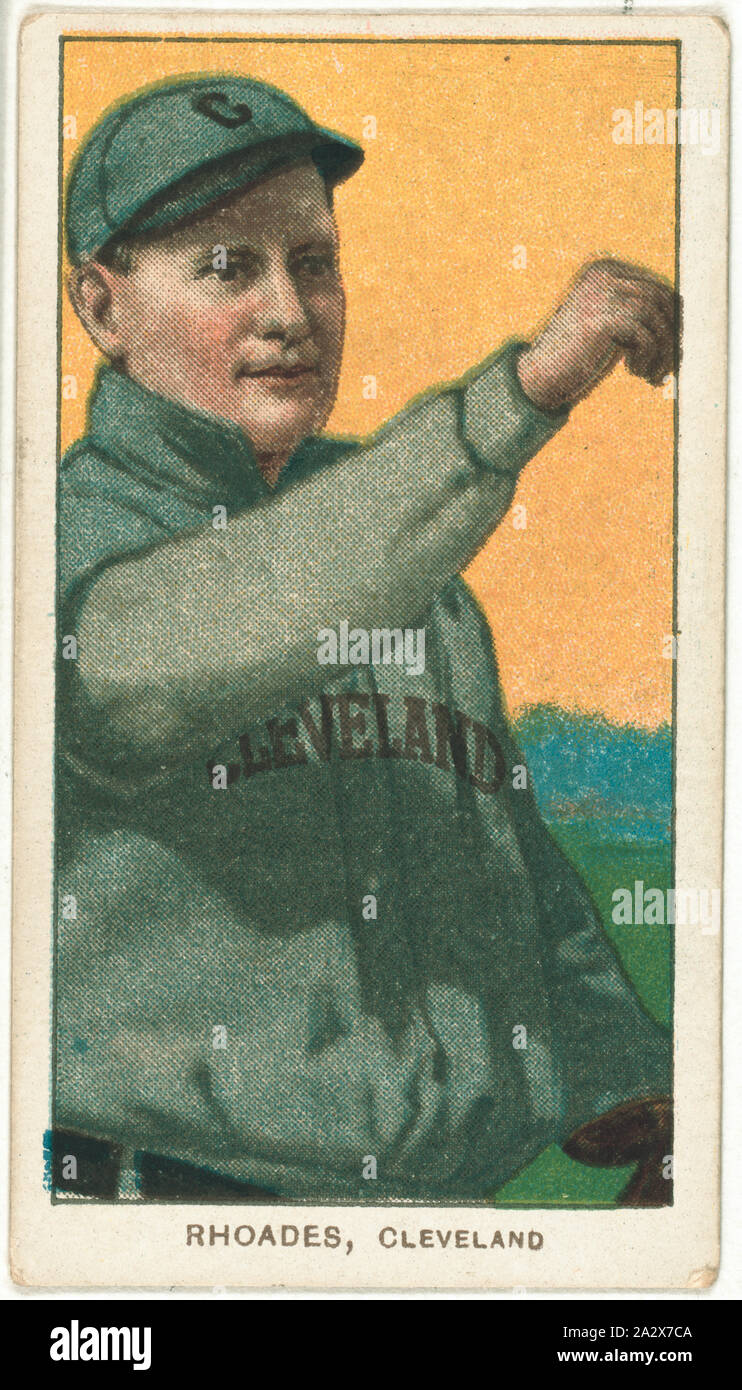 Rhoads, Cleveland Naps, baseball card portrait Stock Photo - Alamy