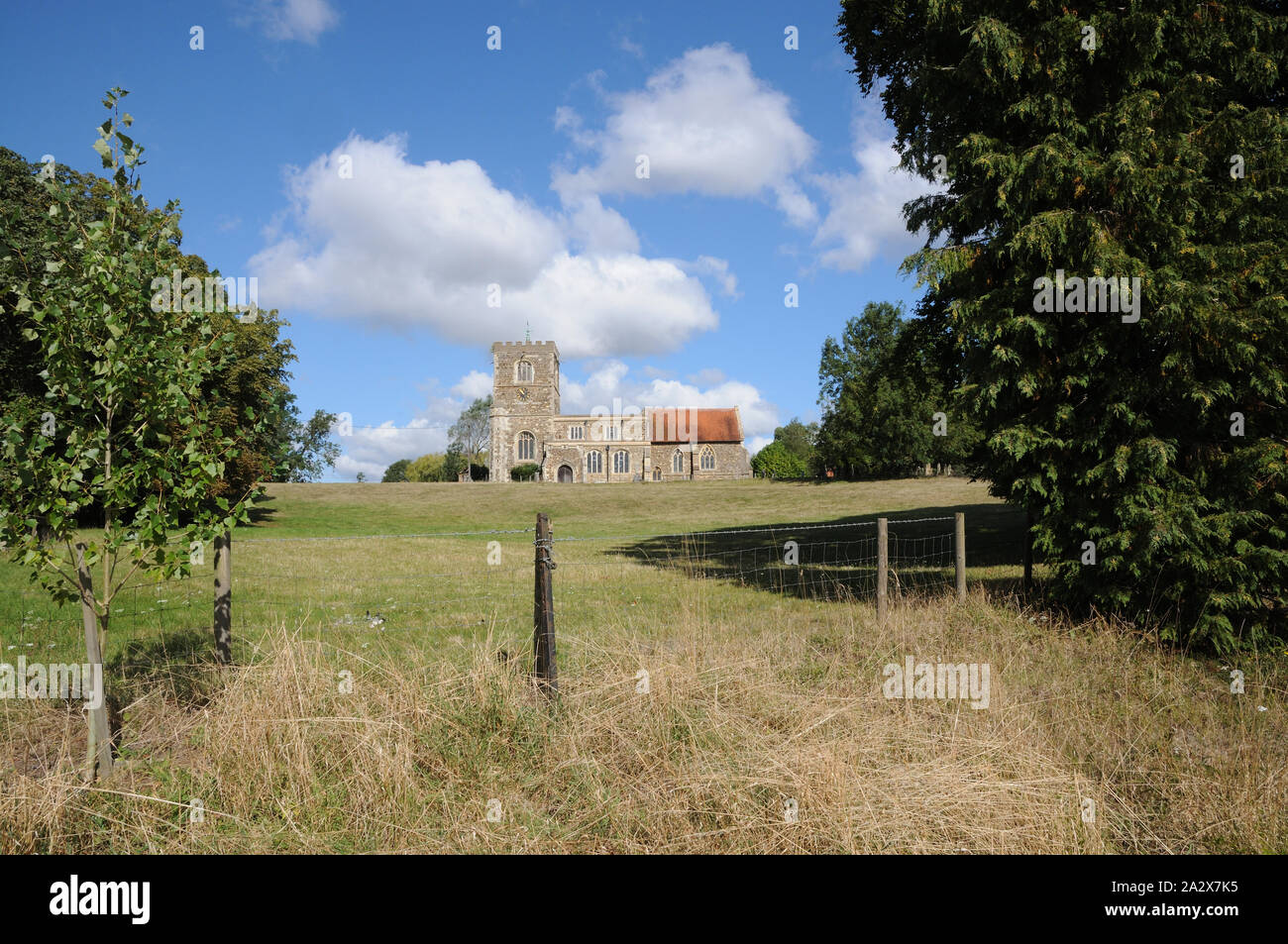 All Saints Church, Soulbury, Buckinghamshire, dates to the 14th century ...