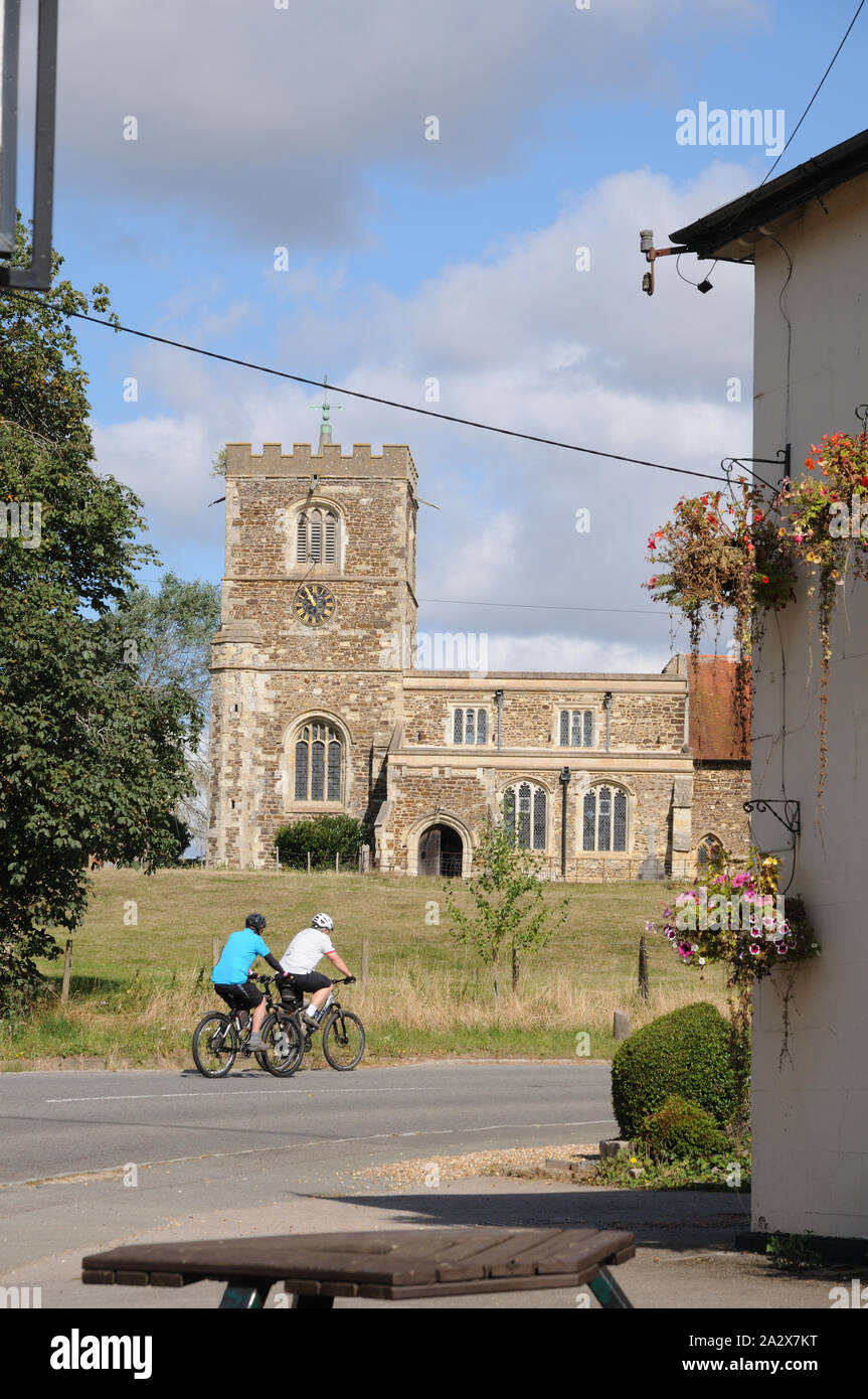 All Saints Church, Soulbury, Buckinghamshire, dates to the 14th century ...
