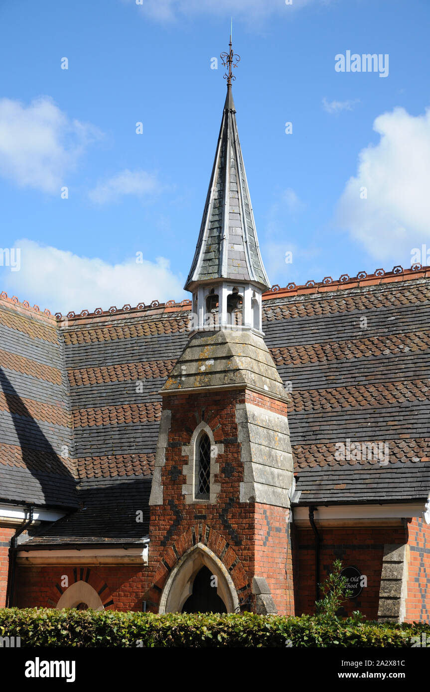 The Old School, Soulbury, Buckinghamshire, has patterned brick ...