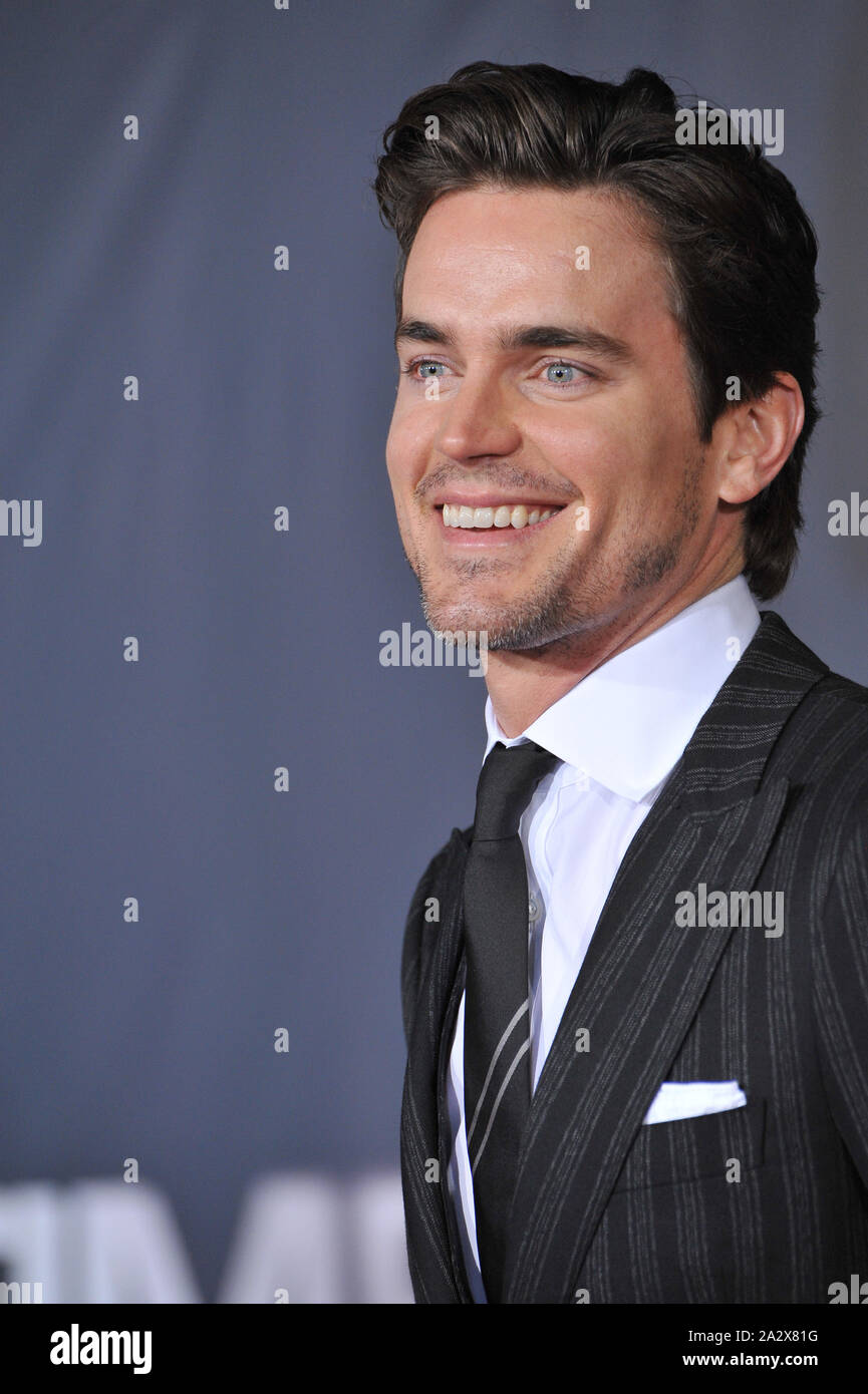 LOS ANGELES, CA. October 20, 2011: Matt Bomer at the Los Angeles ...