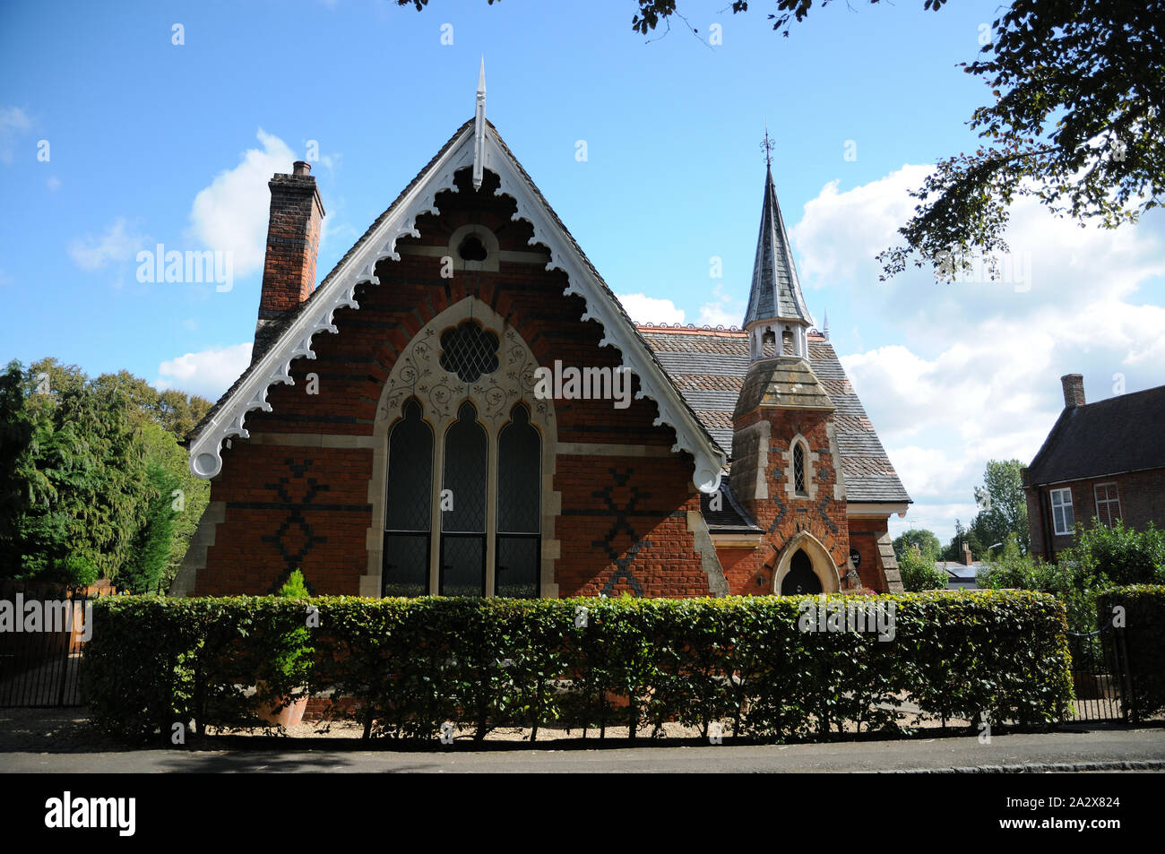 The Old School, Soulbury, Buckinghamshire, has patterned brick ...