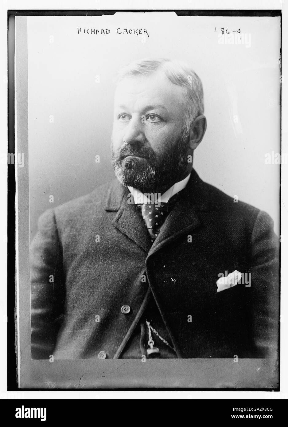 Richard Croker, portrait bust Stock Photo - Alamy