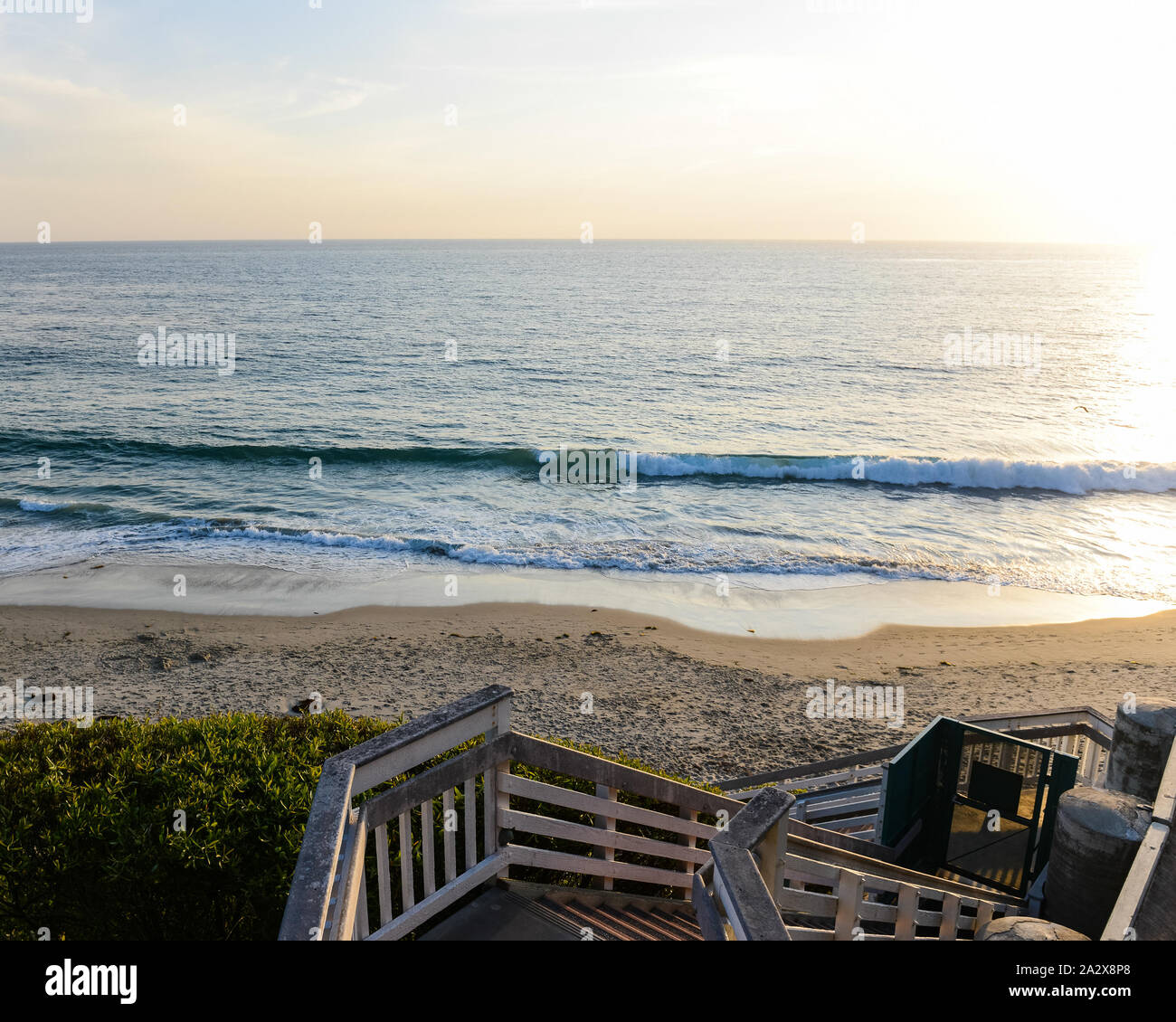 California Beach Landscape Stock Photo - Alamy