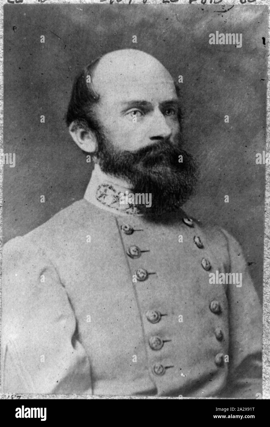 Richard Stoddert Ewell, 1817-1872, bust portrait, facing right; in ...