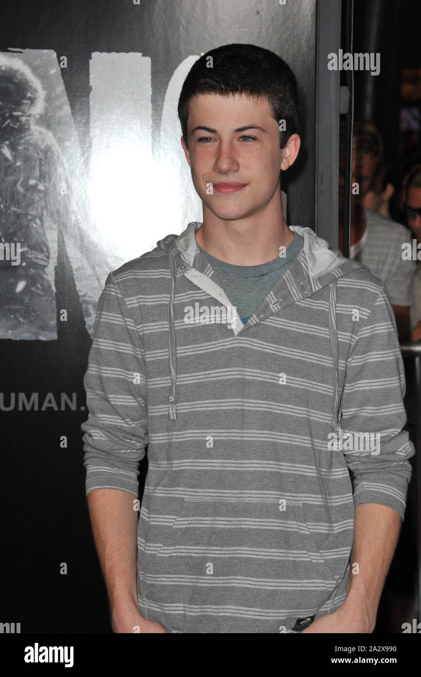 LOS ANGELES, CA. October 10, 2011: Dylan Minnette at the world premiere ...