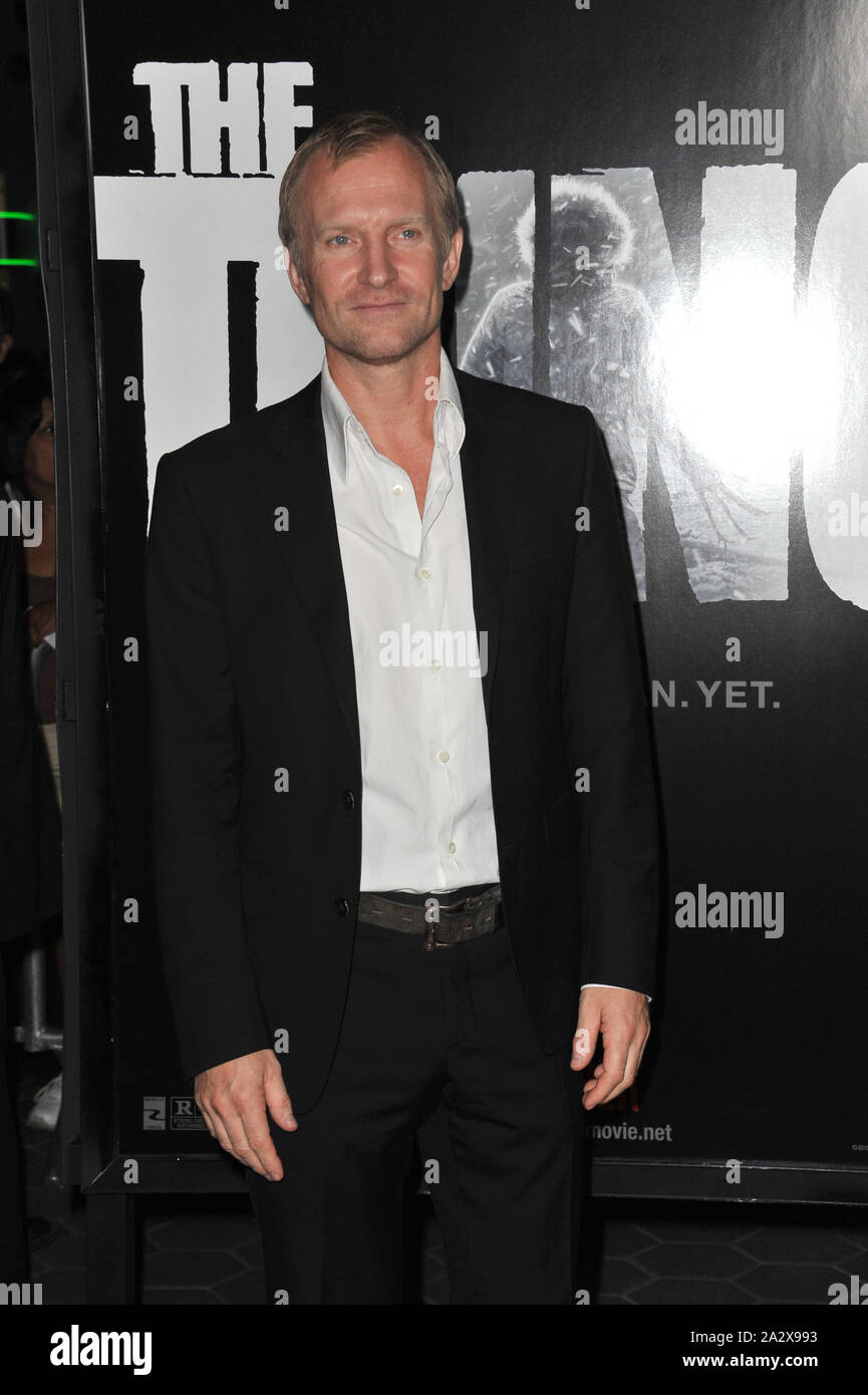 LOS ANGELES, CA. October 10, 2011: Ulrich Thomsen at the world premiere ...