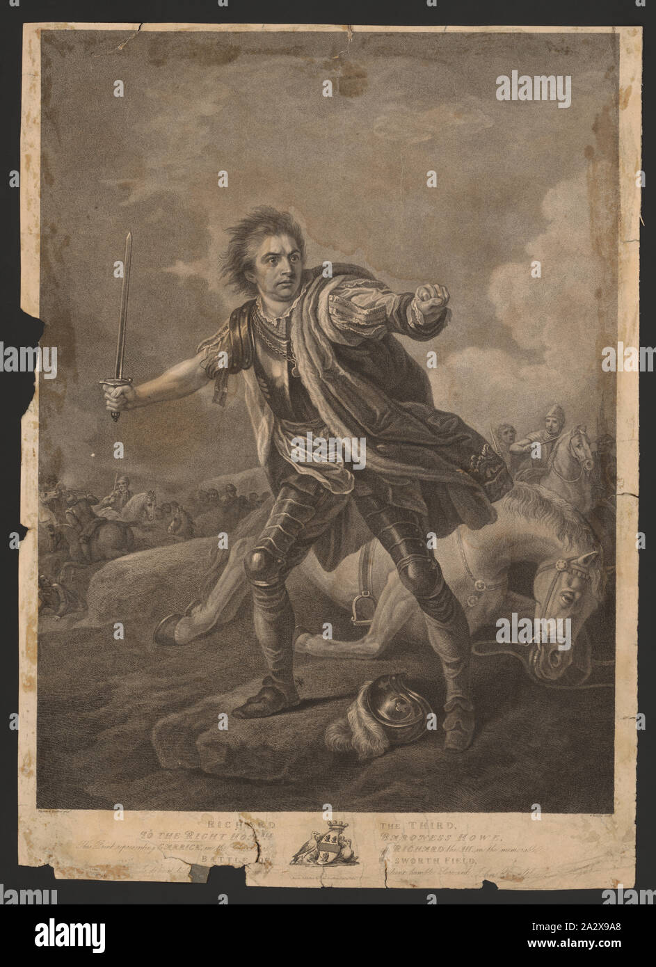 Richard the Third, to the right hon'ble. Baroness Howe, this print ...