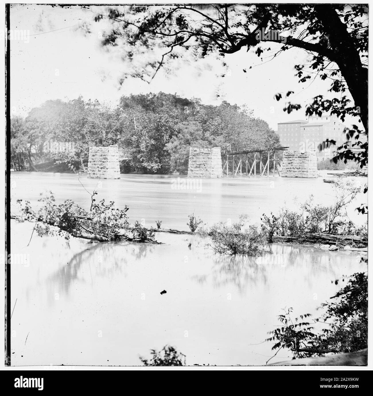 Richmond, Virginia. Ruins of Mayo's bridge Stock Photo - Alamy