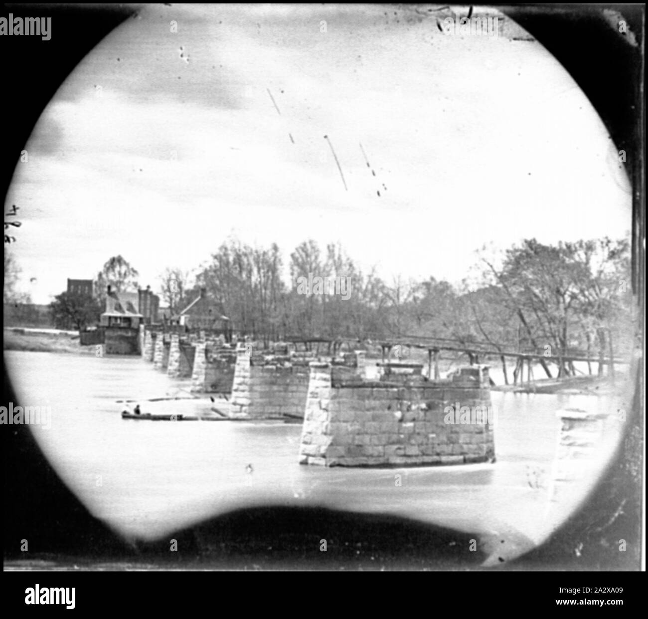 Richmond, Va. Ruins of Mayo's Bridge Stock Photo - Alamy