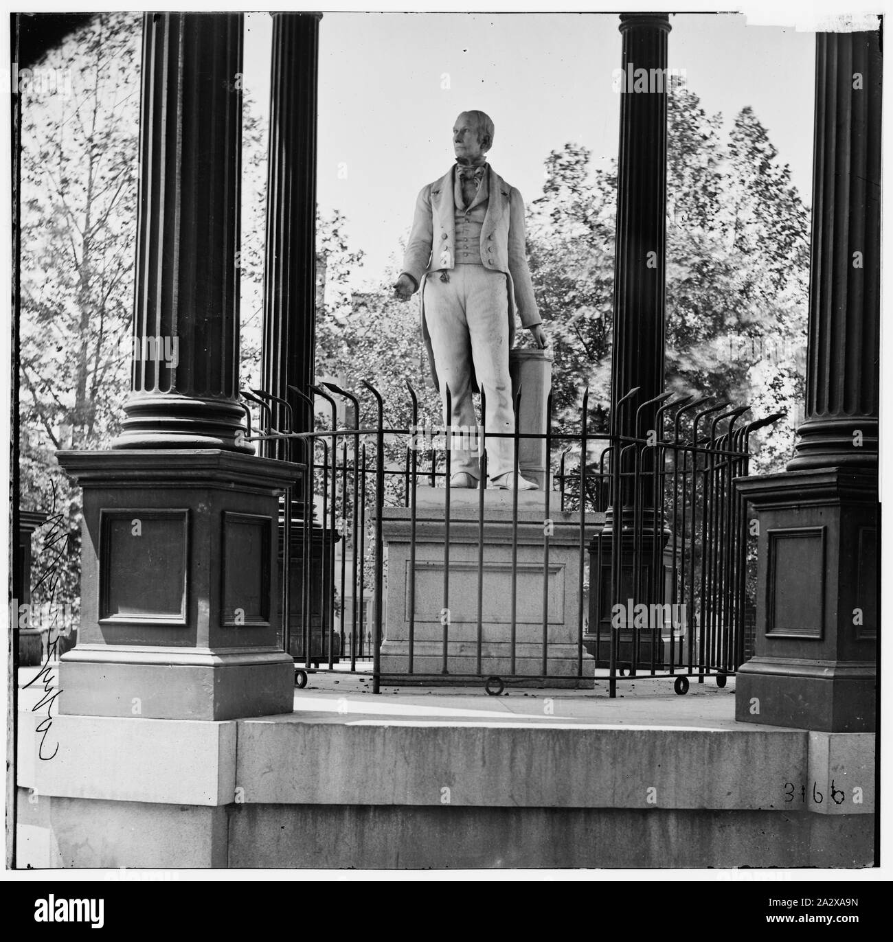 Richmond, Virginia. Henry Clay memorial on the Capitol grounds Stock ...