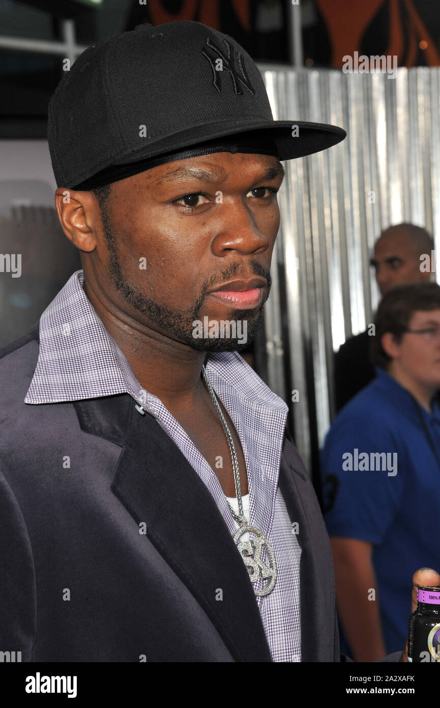 LOS ANGELES, CA. October 02, 2011: Curtis "50 Cent" Jackson at the Los ...