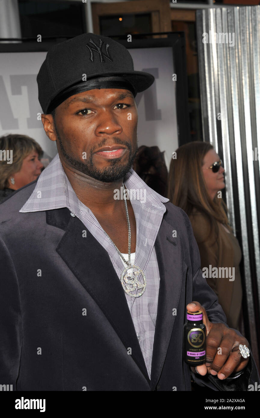 LOS ANGELES, CA. October 02, 2011: Curtis "50 Cent" Jackson at the Los ...