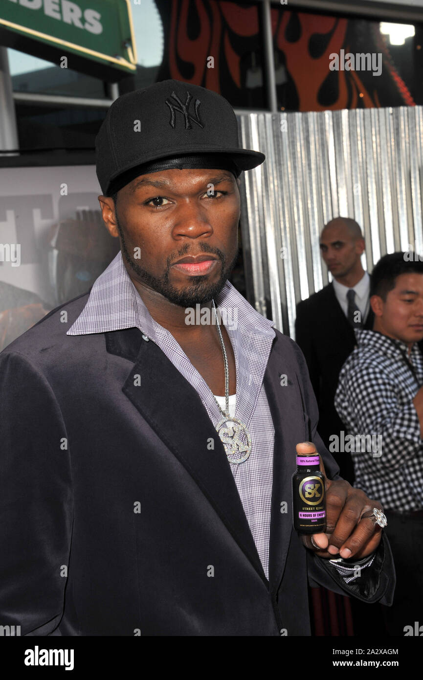 LOS ANGELES, CA. October 02, 2011: Curtis "50 Cent" Jackson at the Los ...