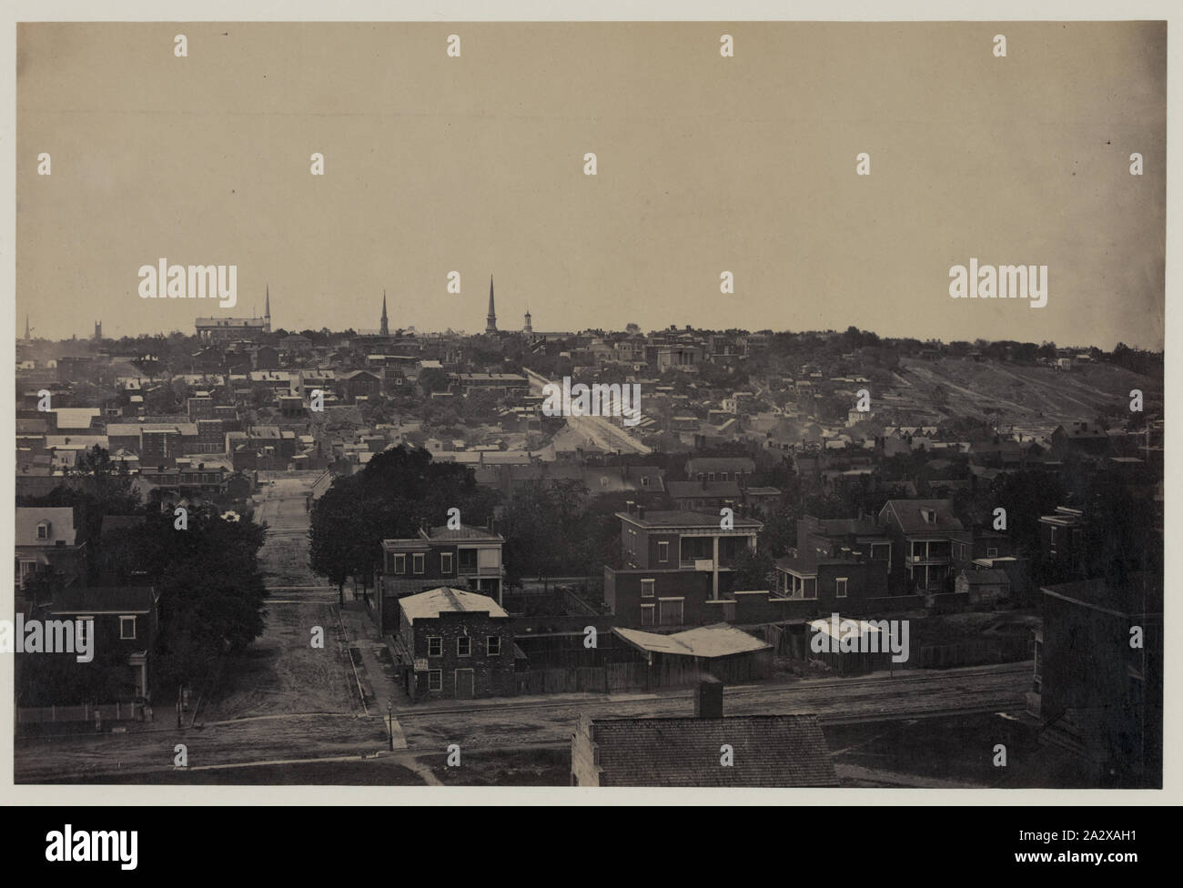 Richmond, from Oregon Hill, April 1865 Stock Photo - Alamy