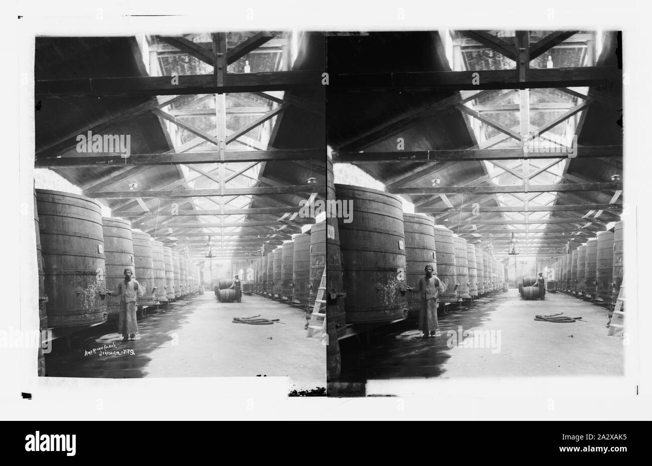 Richon le Zion. Fermentation room Stock Photo - Alamy