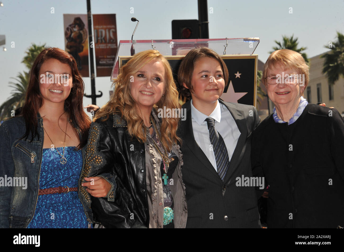 LOS ANGELES, CA. September 27, 2011: Singer Melissa Etheridge & family ...