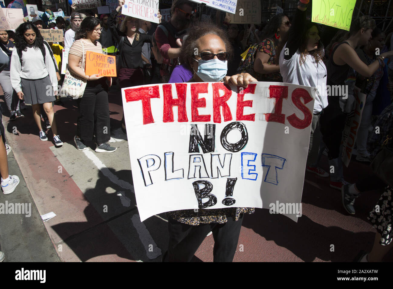 New York City Student Climate Strike, one of hundreds around the world ...