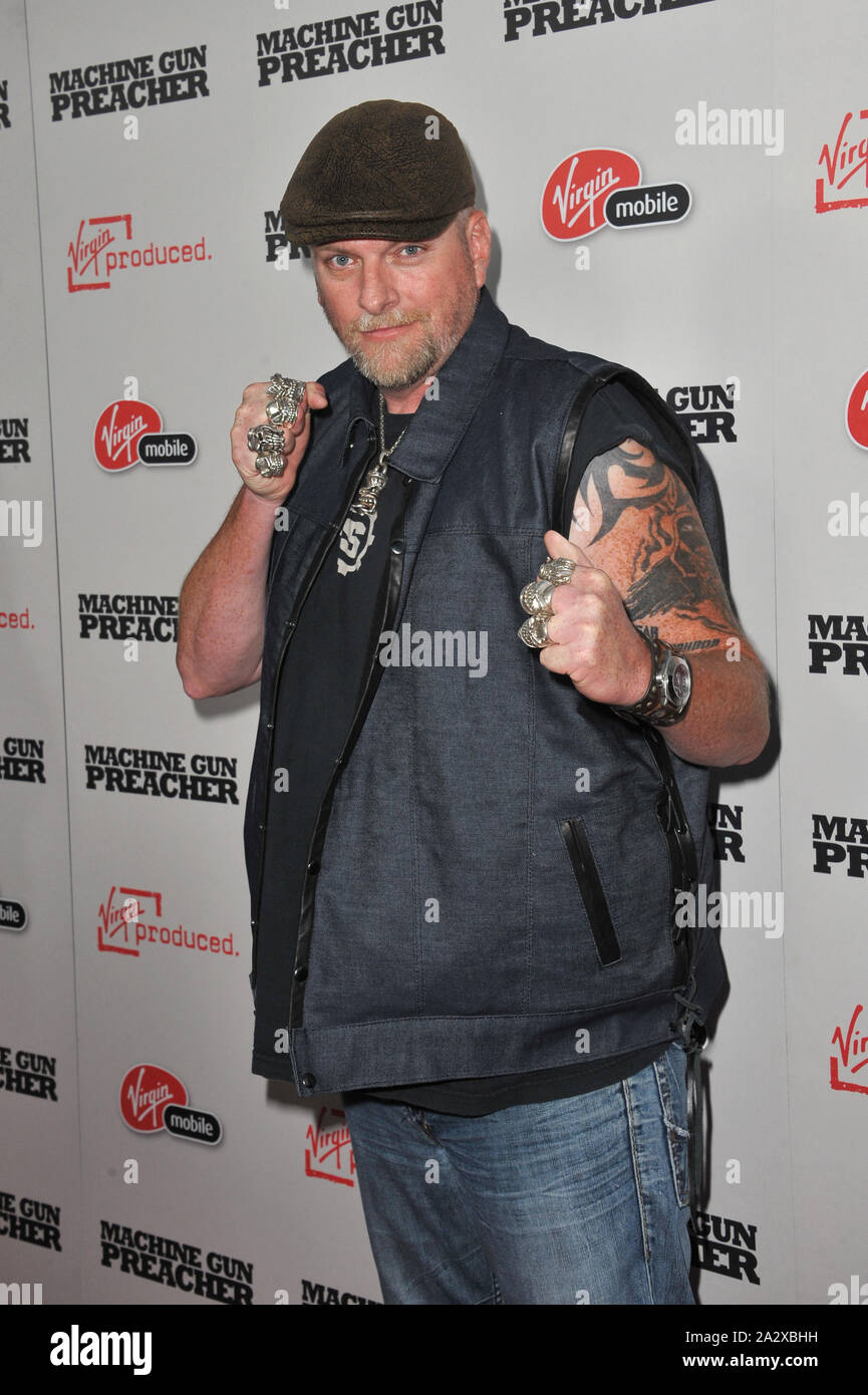 Brett wagner machine gun preacher premiere hi-res stock photography and ...