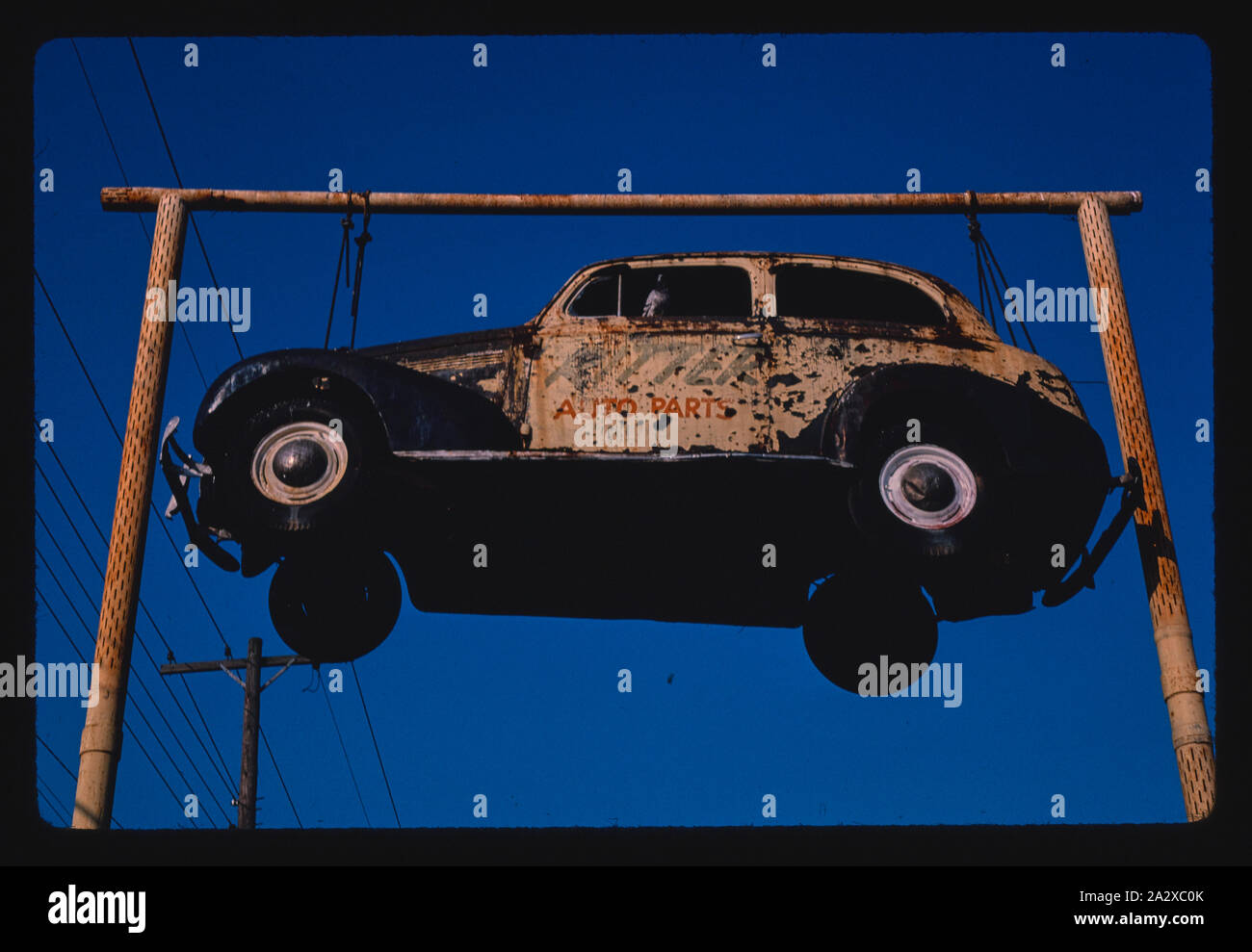 Ritter Auto Parts sign, Monroe, Louisiana Stock Photo - Alamy