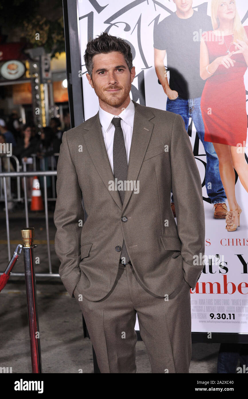 LOS ANGELES, CA. September 19, 2011: Dave Annable at the Los Angeles ...