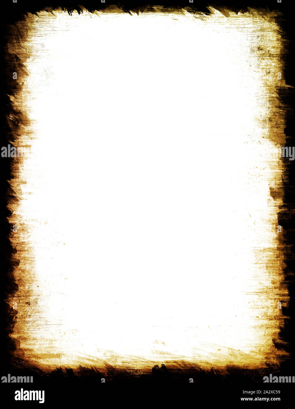 A handpainted rusted grunge frame Stock Photo - Alamy