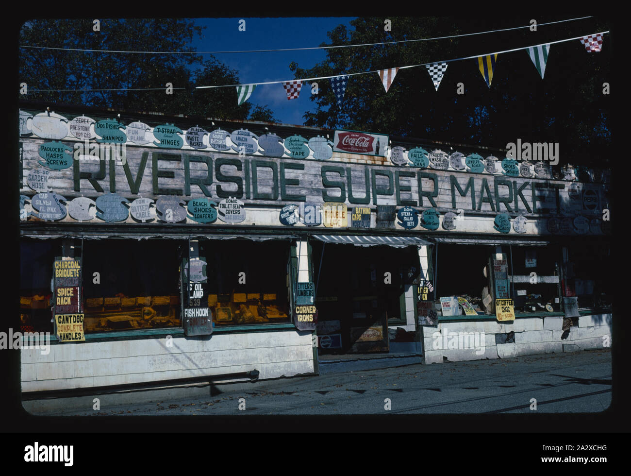 Riverside Super Market, Riverside, Maine Stock Photo - Alamy