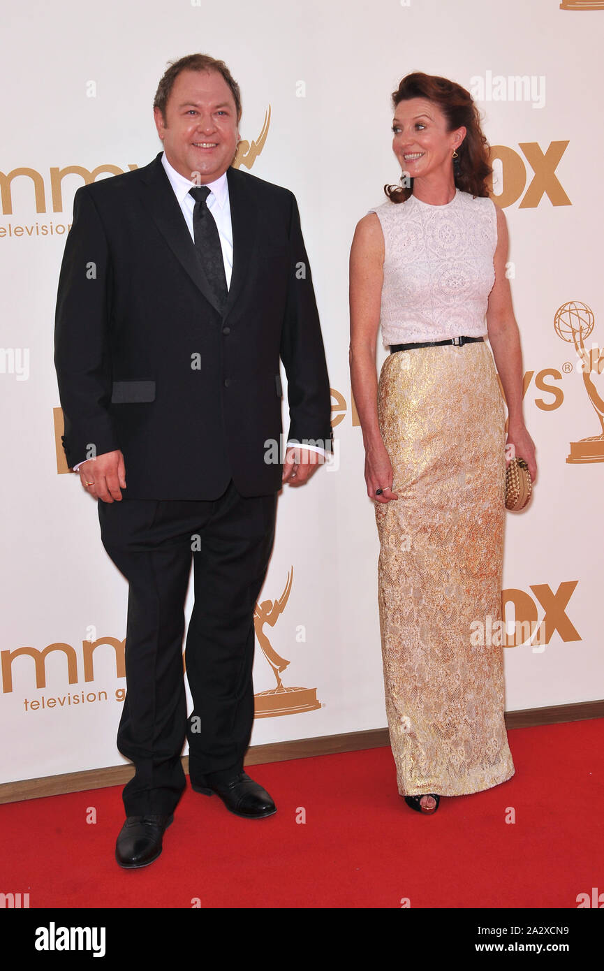 LOS ANGELES, CA. September 18, 2011: Mark Addy arriving at the 2011 ...