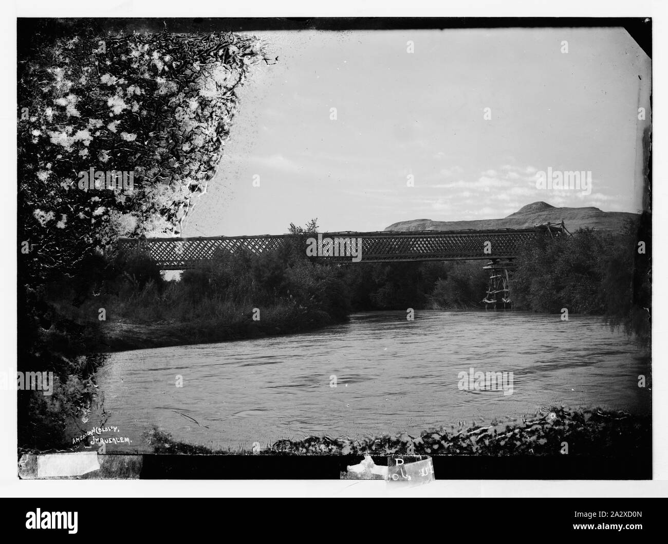 Road to Jericho (Er-Riha), etc. Bridge over the Jordan Stock Photo - Alamy