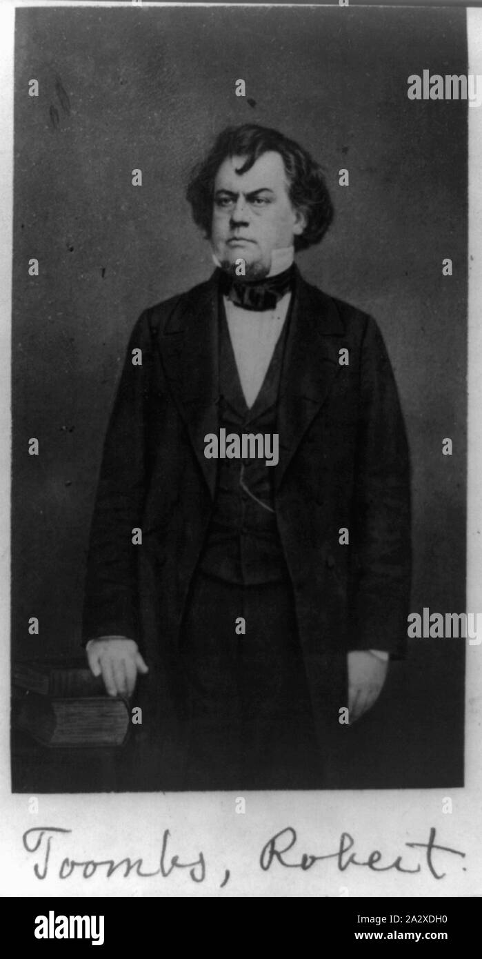 Robert Augustus Toombs, of Georgia, three-quarter length portrait ...