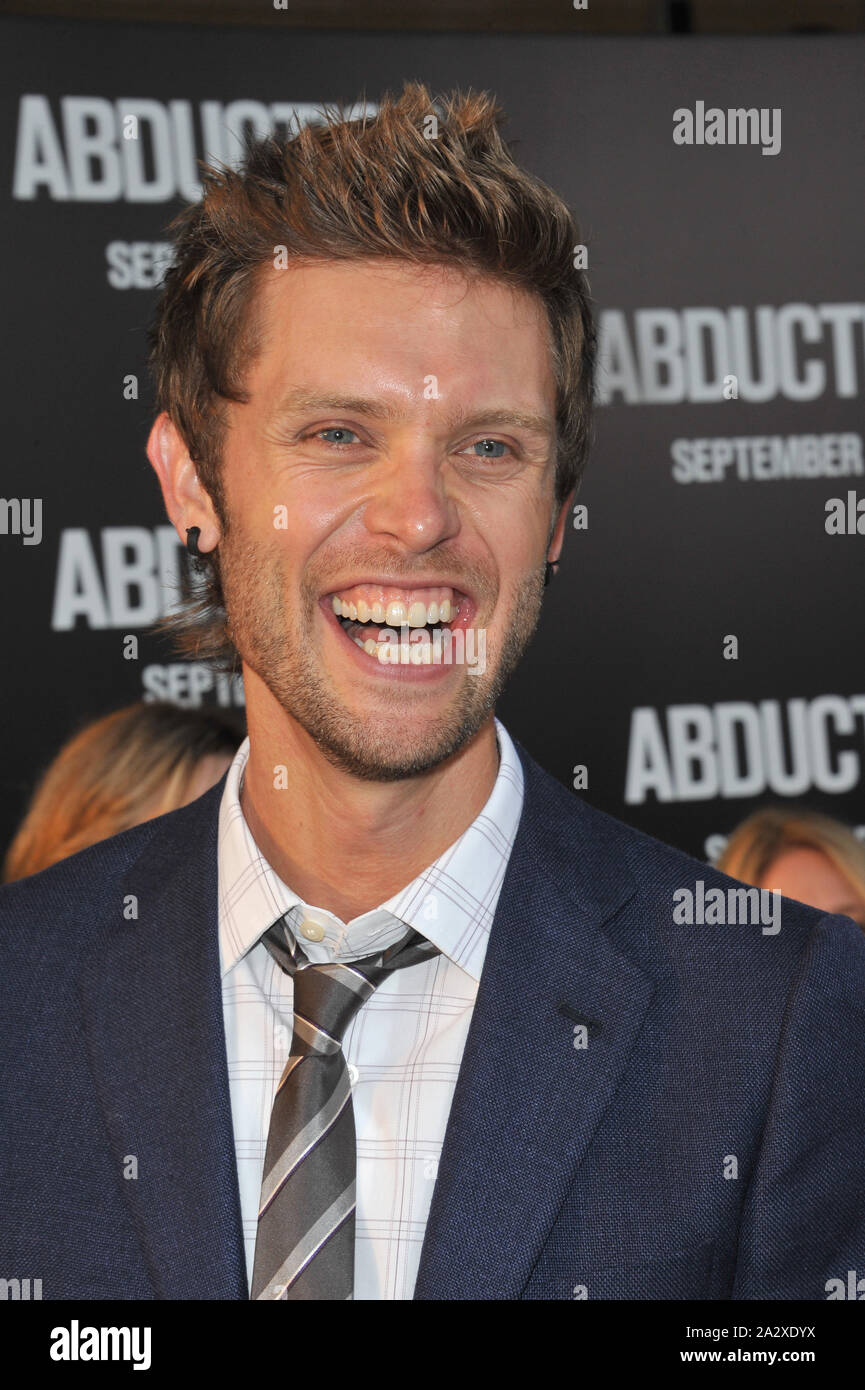 LOS ANGELES, CA. September 15, 2011: Singer Andrew Allen at the world ...