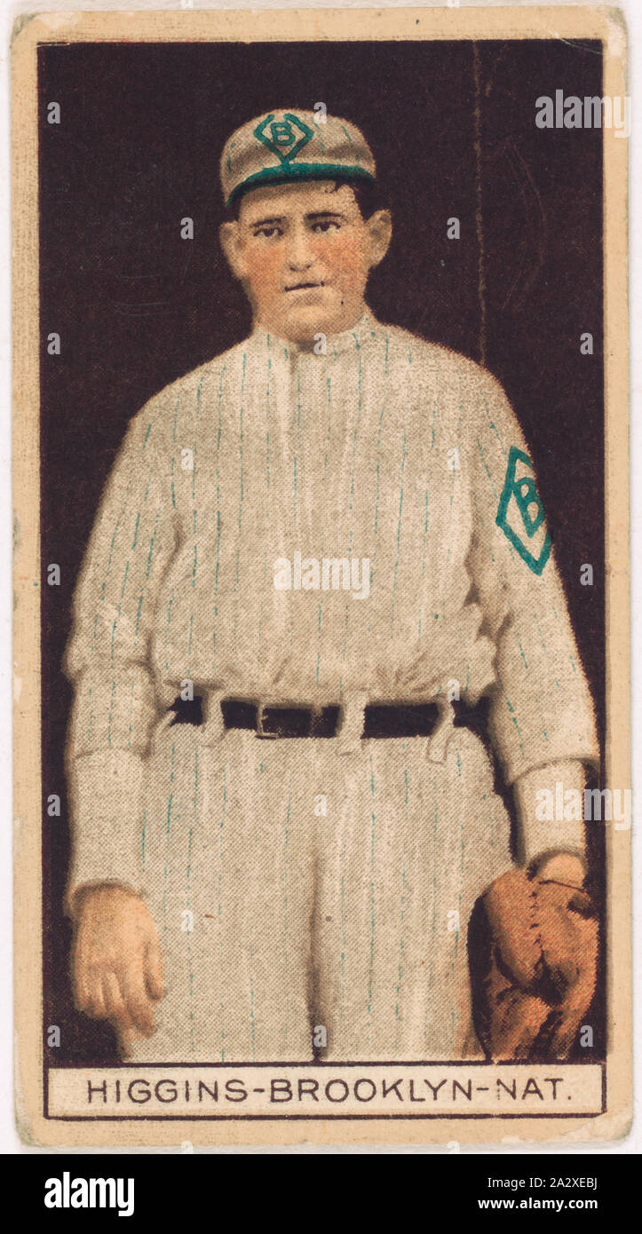 Robert Higgins, Brooklyn Dodgers, baseball card portrait Stock Photo ...