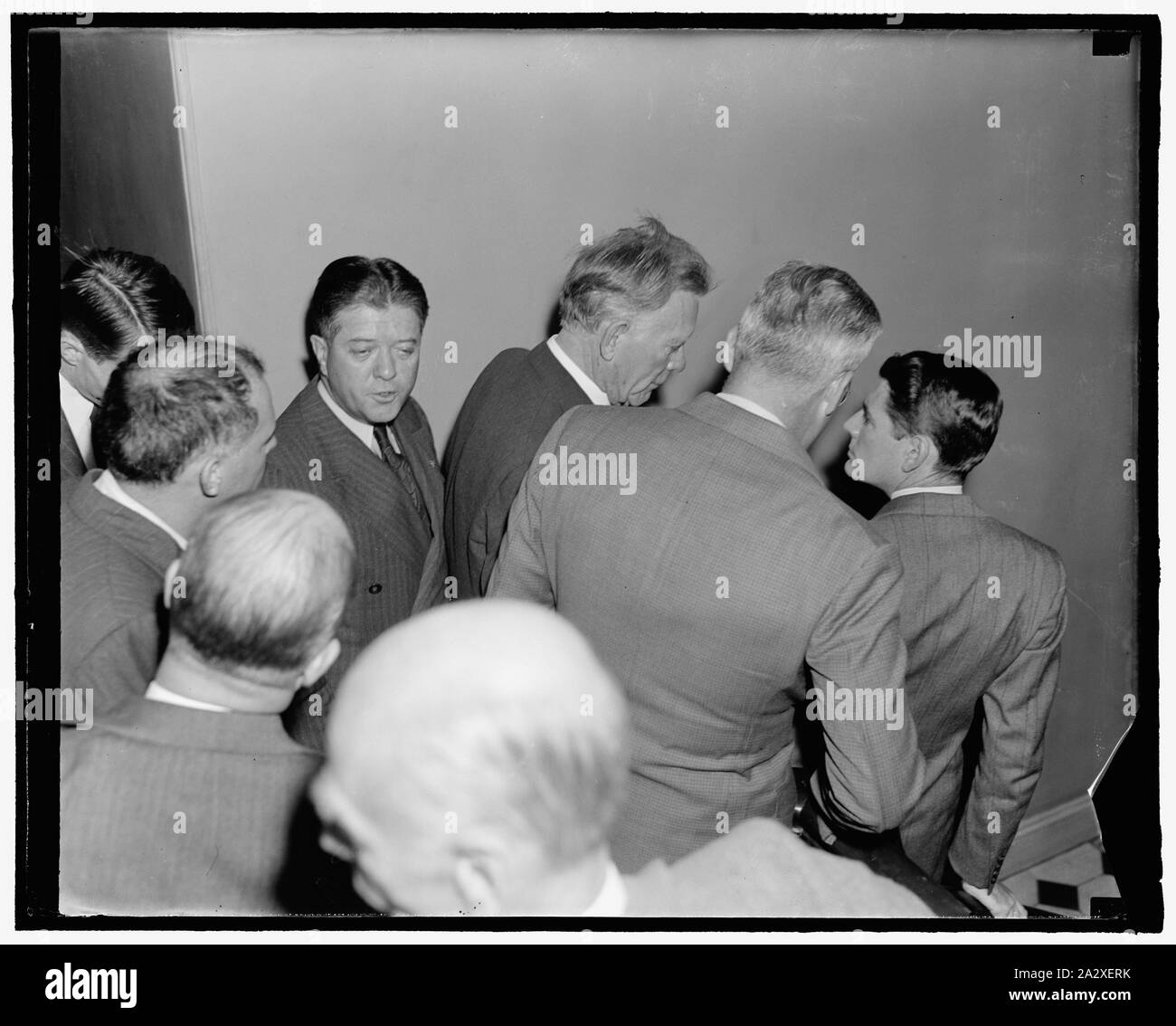 Robert M. La Follette, Jr., and Senator William Borah in group Stock ...
