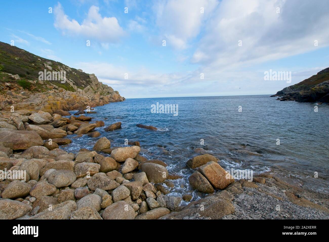 Coastal View Penberth Stock Photo - Alamy