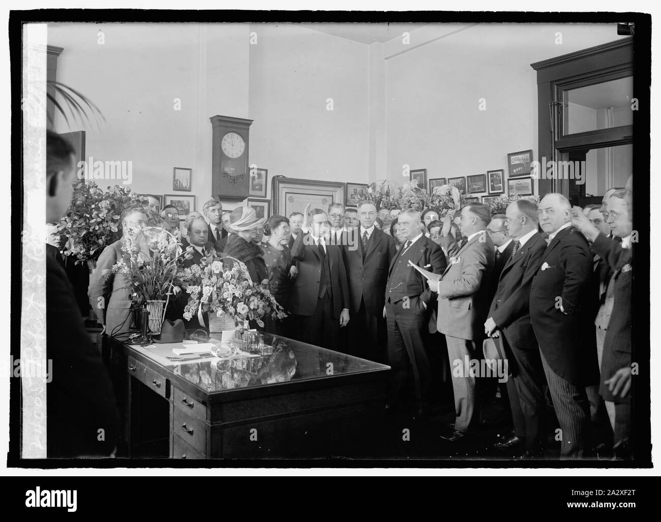 Robert S. Rigor swearing in Stock Photo - Alamy