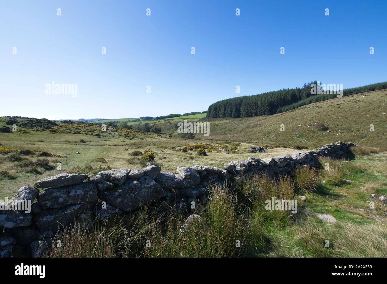 Stone Wall View Stock Photo - Alamy