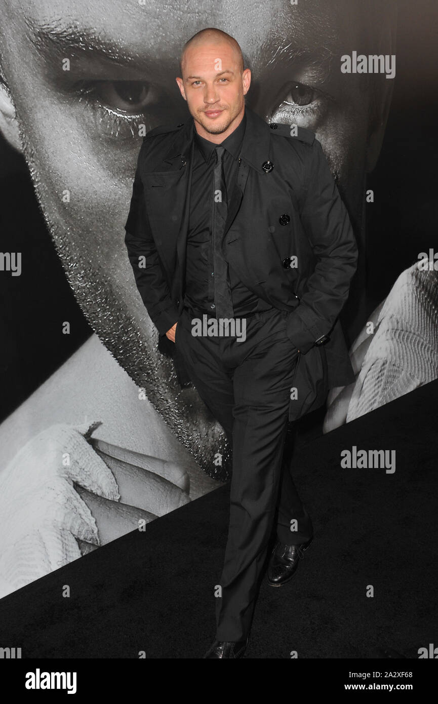 LOS ANGELES, CA. September 06, 2011: Tom Hardy at the world premiere of ...