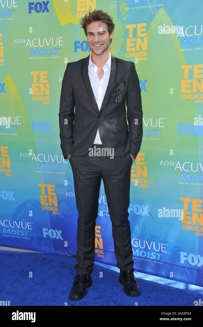 LOS ANGELES, CA. August 07, 2011: Gray Damon at the 2011 Teen Choice ...
