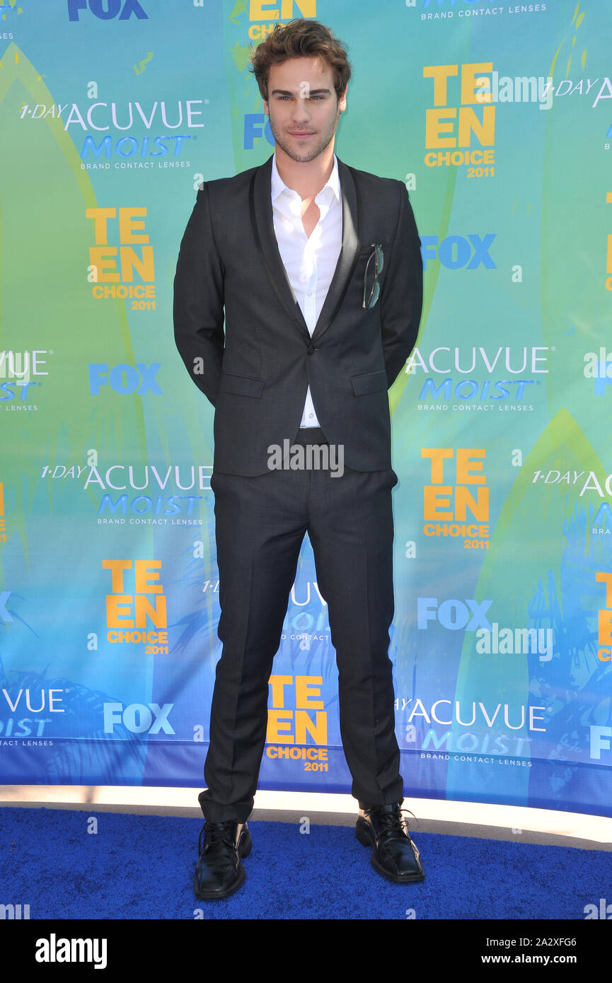 LOS ANGELES, CA. August 07, 2011: Gray Damon at the 2011 Teen Choice ...