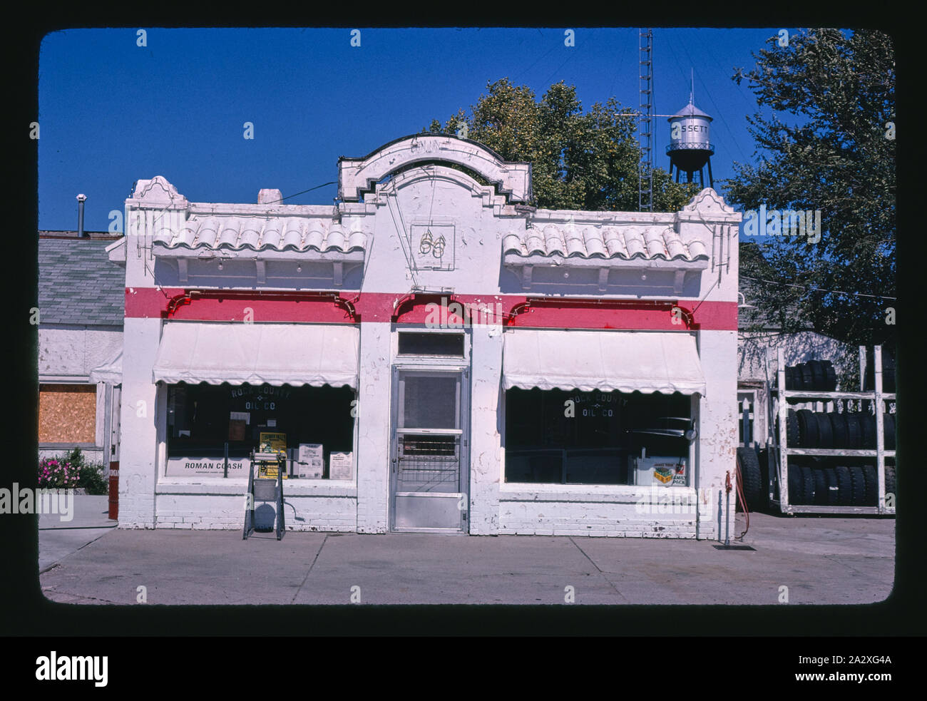 Rock County Oil, Bassett, Nebraska Stock Photo - Alamy