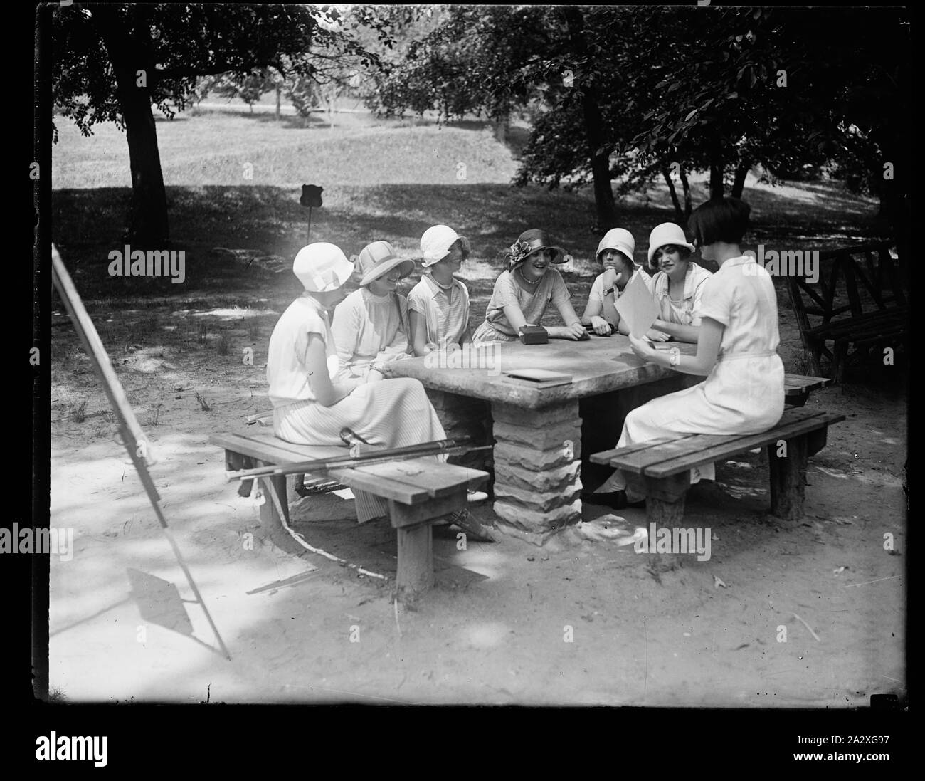 Rock Creek Park scenes. Young women Stock Photo - Alamy