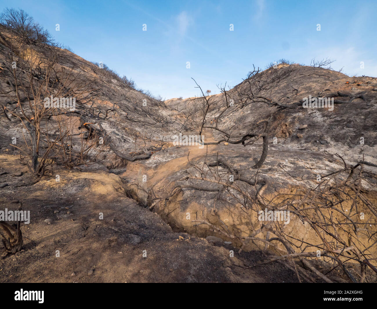 Burnt hillside hi-res stock photography and images - Alamy