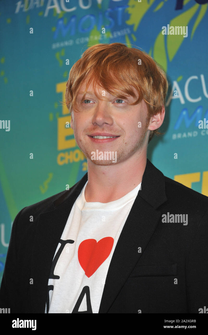 LOS ANGELES, CA. August 07, 2011: Rupert Grint at the 2011 Teen Choice ...