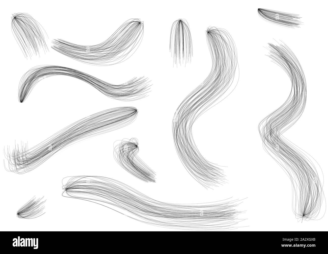 Wavy lines background abstract Cut Out Stock Images & Pictures - Alamy