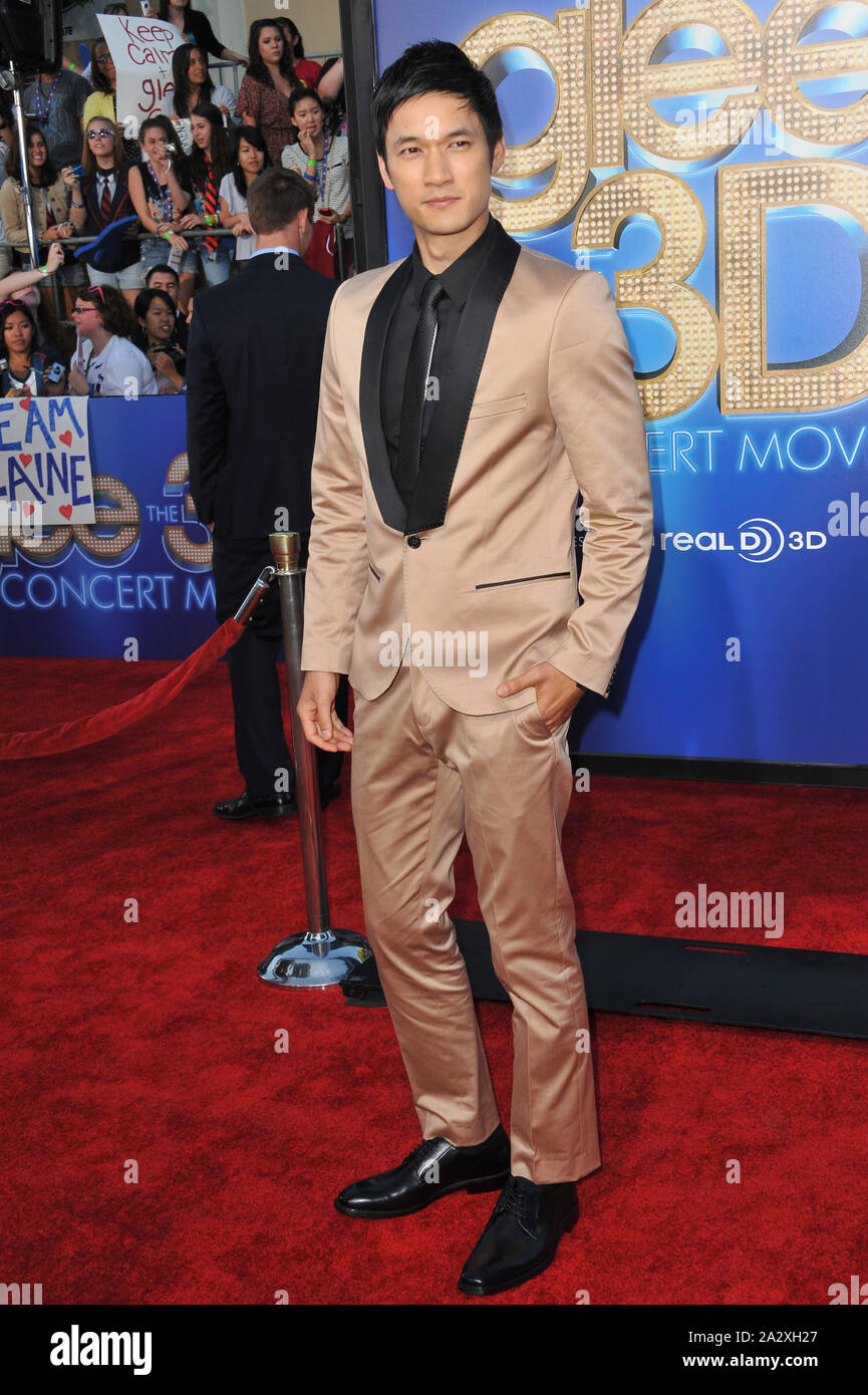 LOS ANGELES, CA. August 06, 2011: Harry Shum Jr. at the world premiere ...