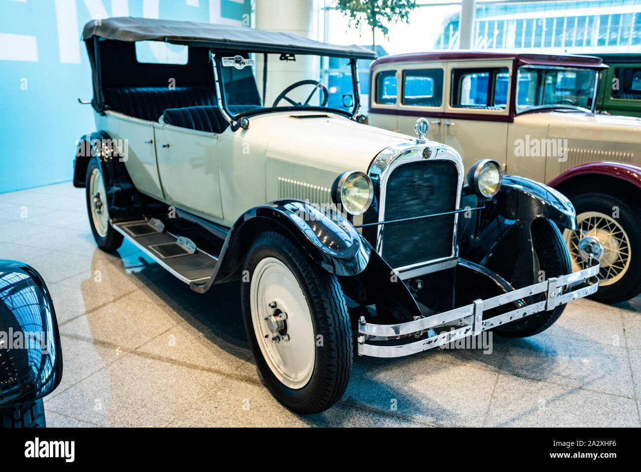 MOSCOW, RUSSIA - MAY 27, 2019: Dodge open touring built at year 1928 ...