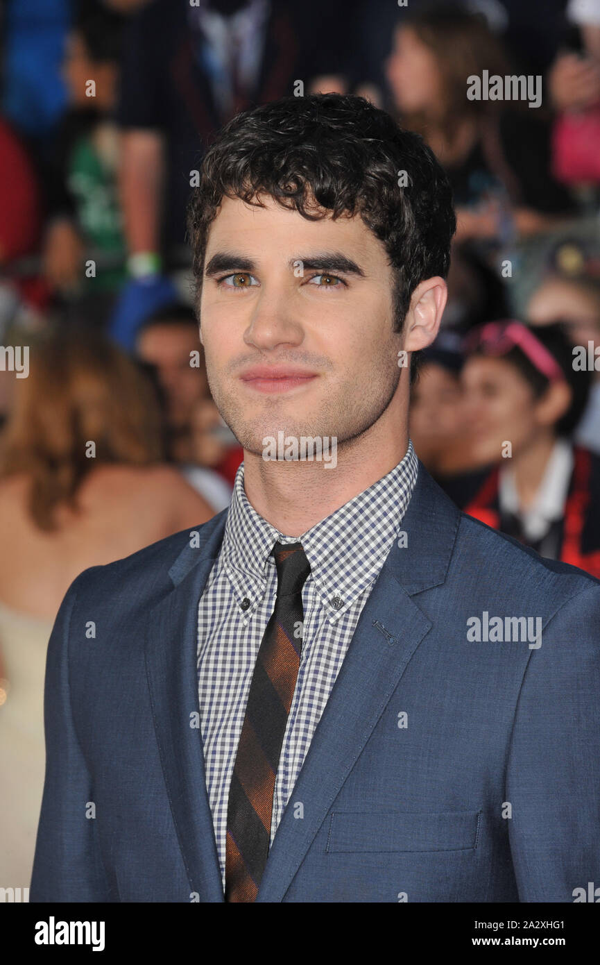 LOS ANGELES, CA. August 06, 2011: Darren Criss at the world premiere of ...