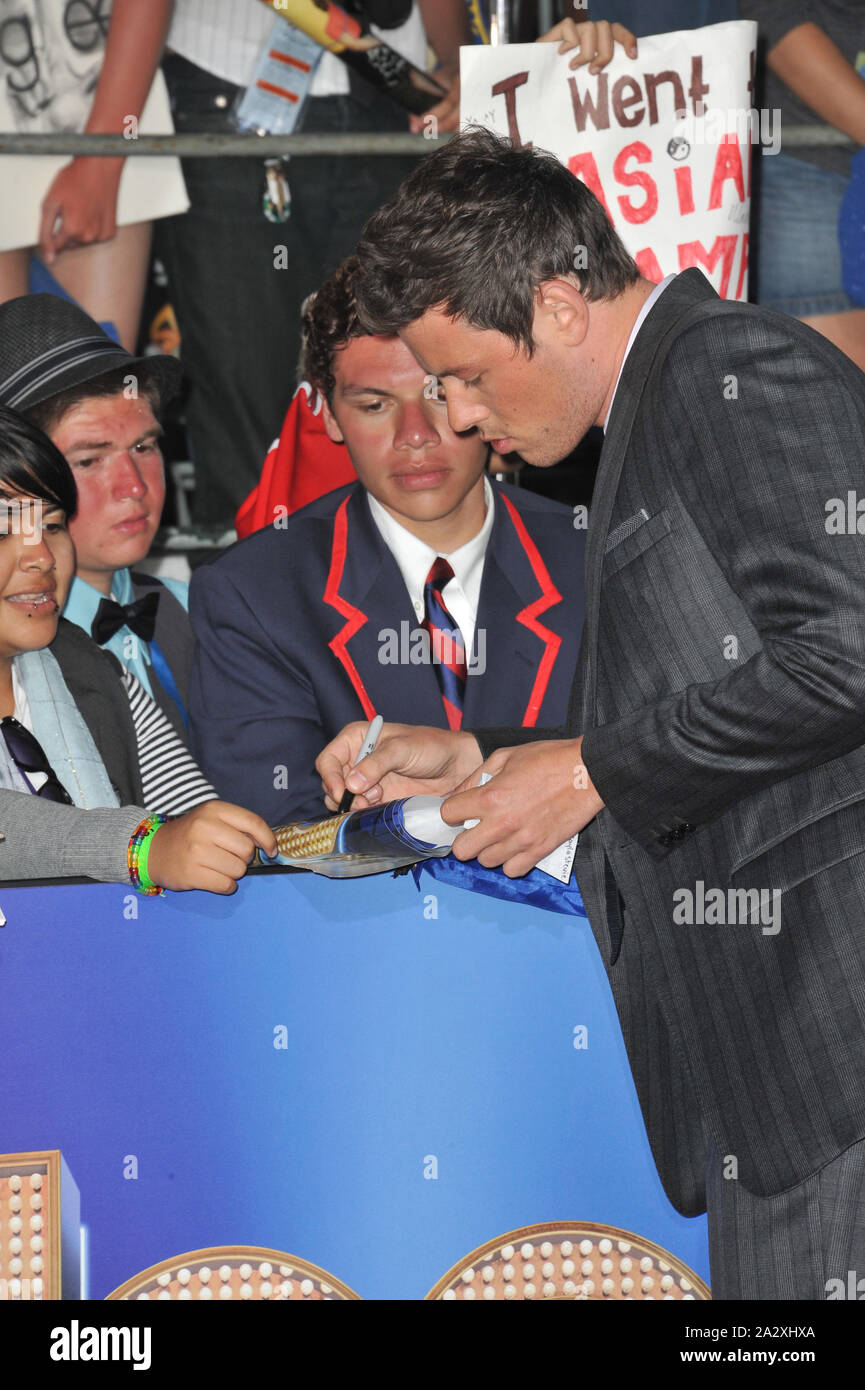 LOS ANGELES, CA. August 06, 2011: Cory Monteith at the world premiere ...