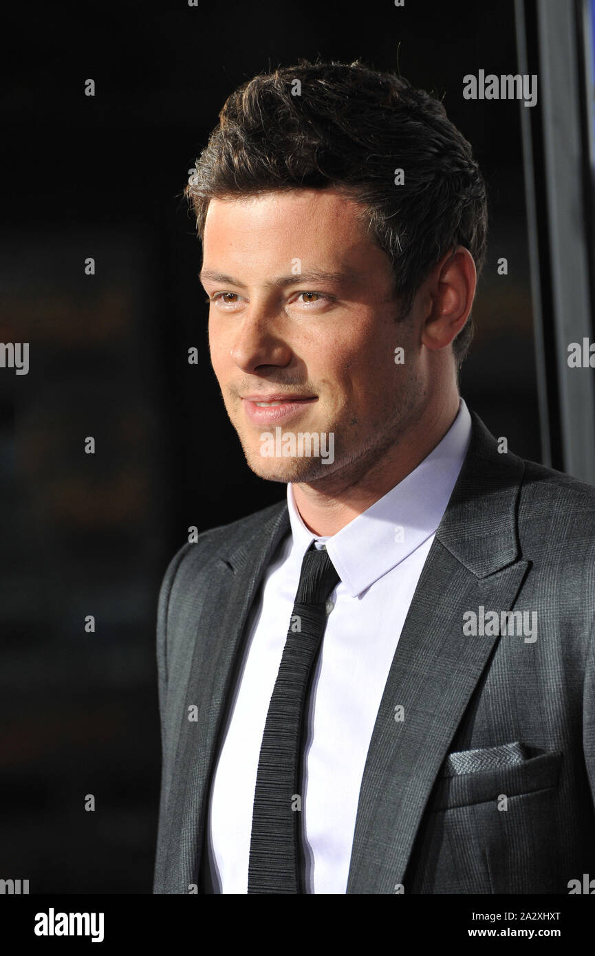 LOS ANGELES, CA. August 06, 2011: Cory Monteith at the world premiere ...